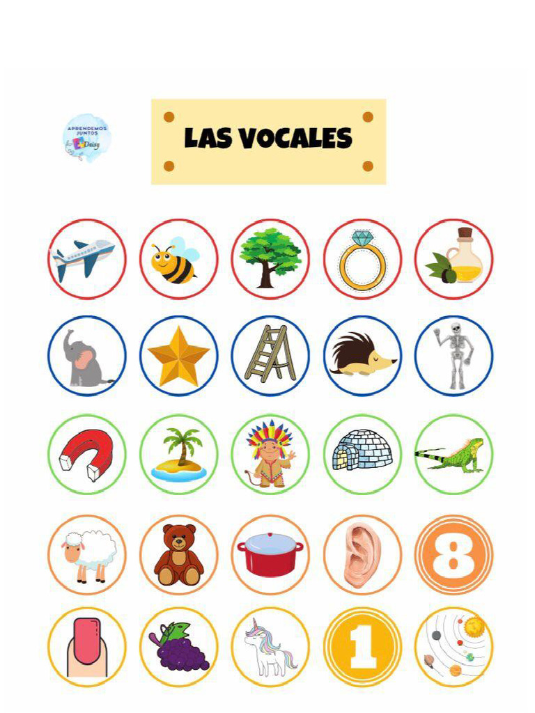 Las Vocales Ruleta de Ikea | PDF