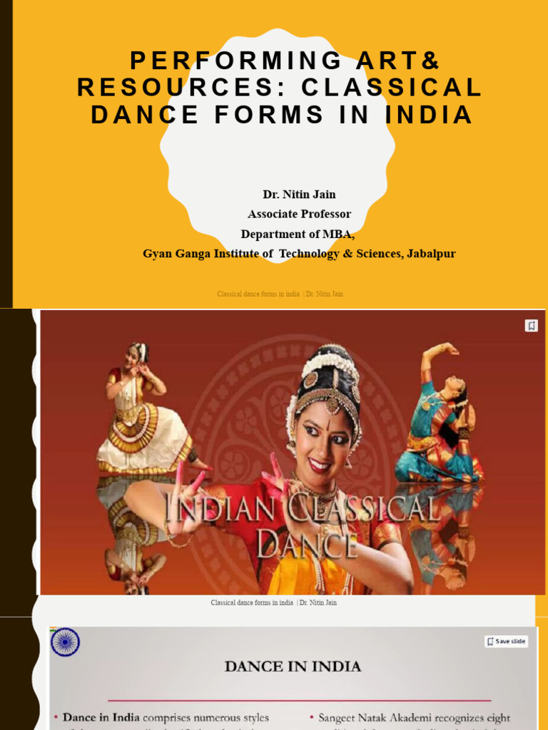 PPT- Classical Dance Forms in India - 1 | PDF