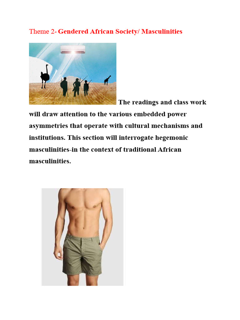 102 Theme 2 Notes | PDF | Masculinity | Circumcision