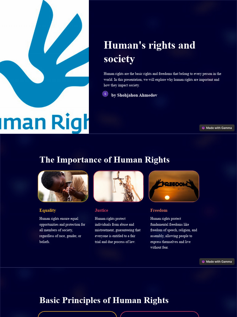 Humans Rights and Society | PDF | Human Rights | Rights
