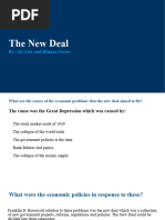 The New Deal Notes | PDF | New Deal | Economies