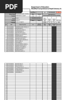 RMA - Grade 3 Learner Scoring Sheet | PDF | Elementary Mathematics ...
