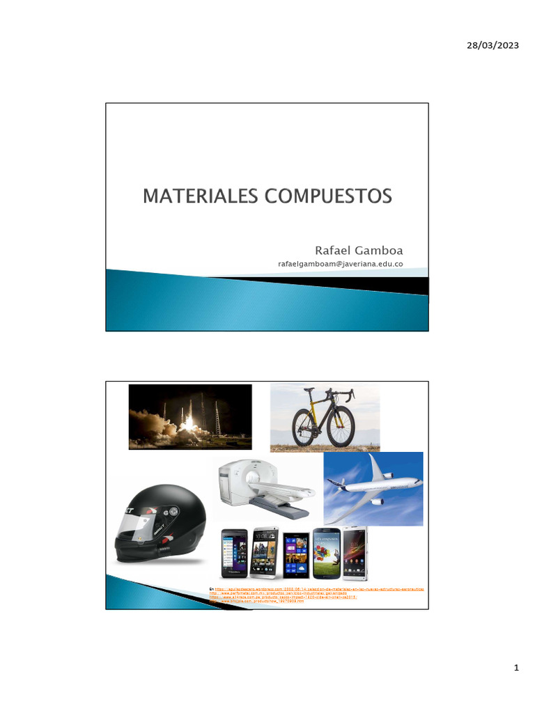 Materiales Compuestos | PDF | Material compuesto | Materiales