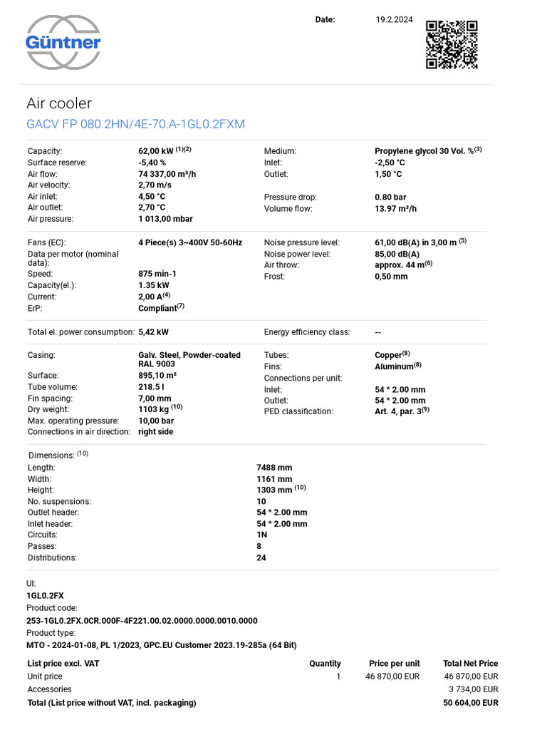 Gacv FP 080 2HN 4e 70 A 1GL0 2FXM | PDF | Pressure | Physical Quantities