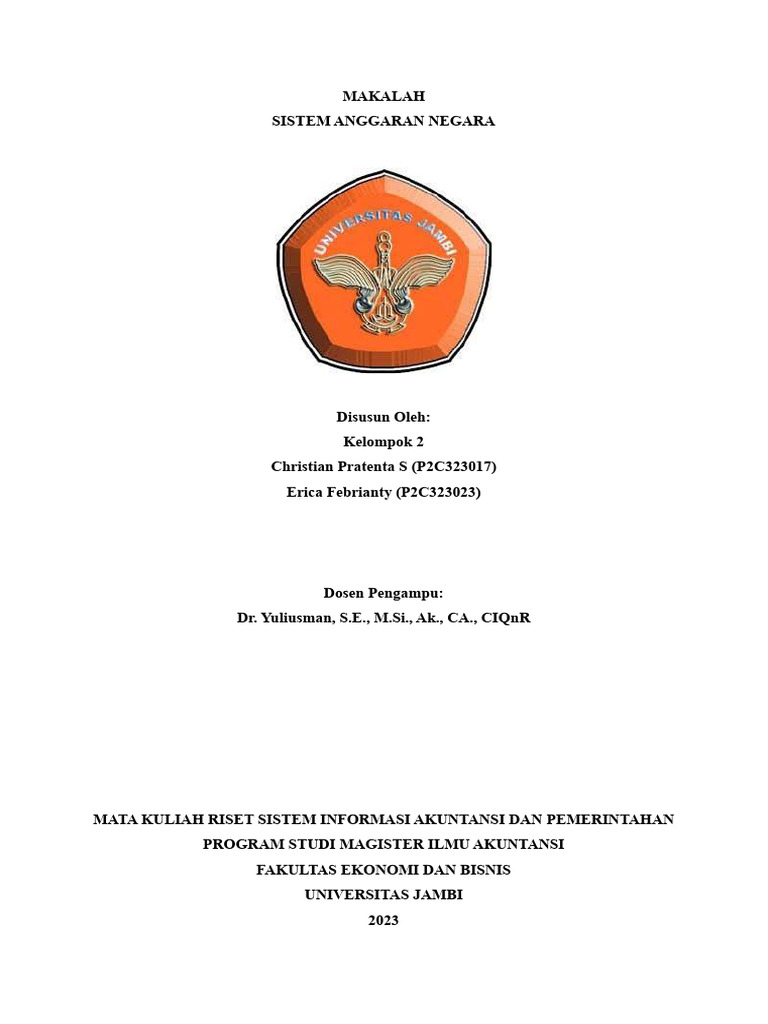 Sistem Anggaran Negara dan APBN 2023 | PDF