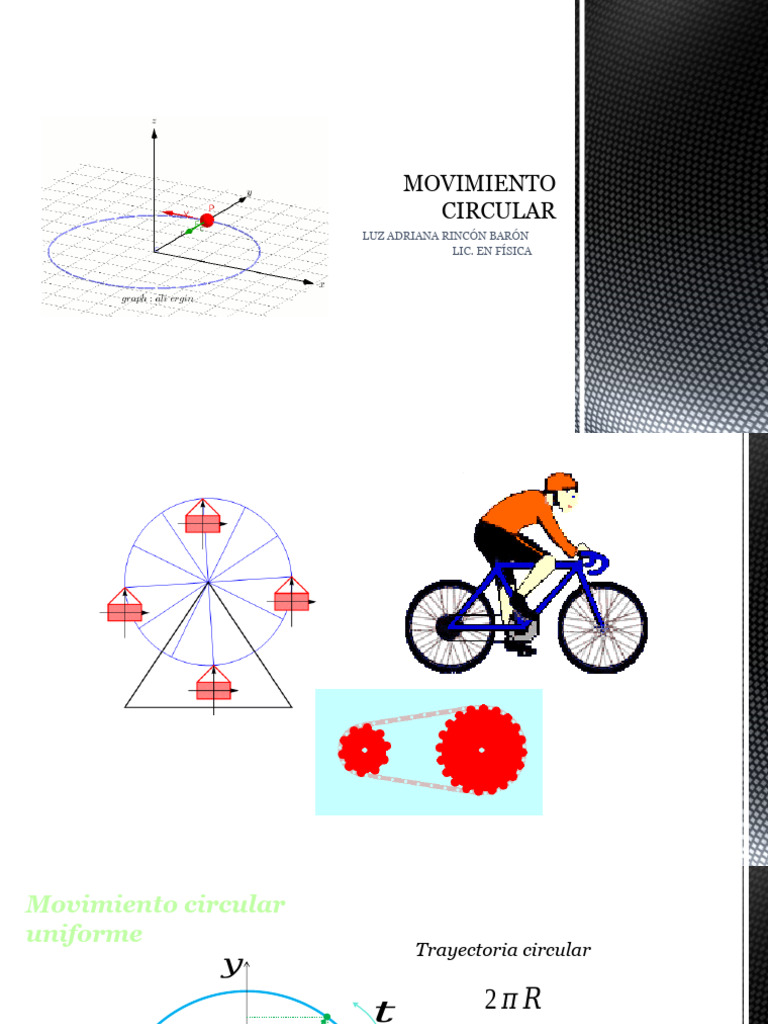Movimiento Circular y Ejercicios Prácticos | PDF | Cinemática | Aceleración