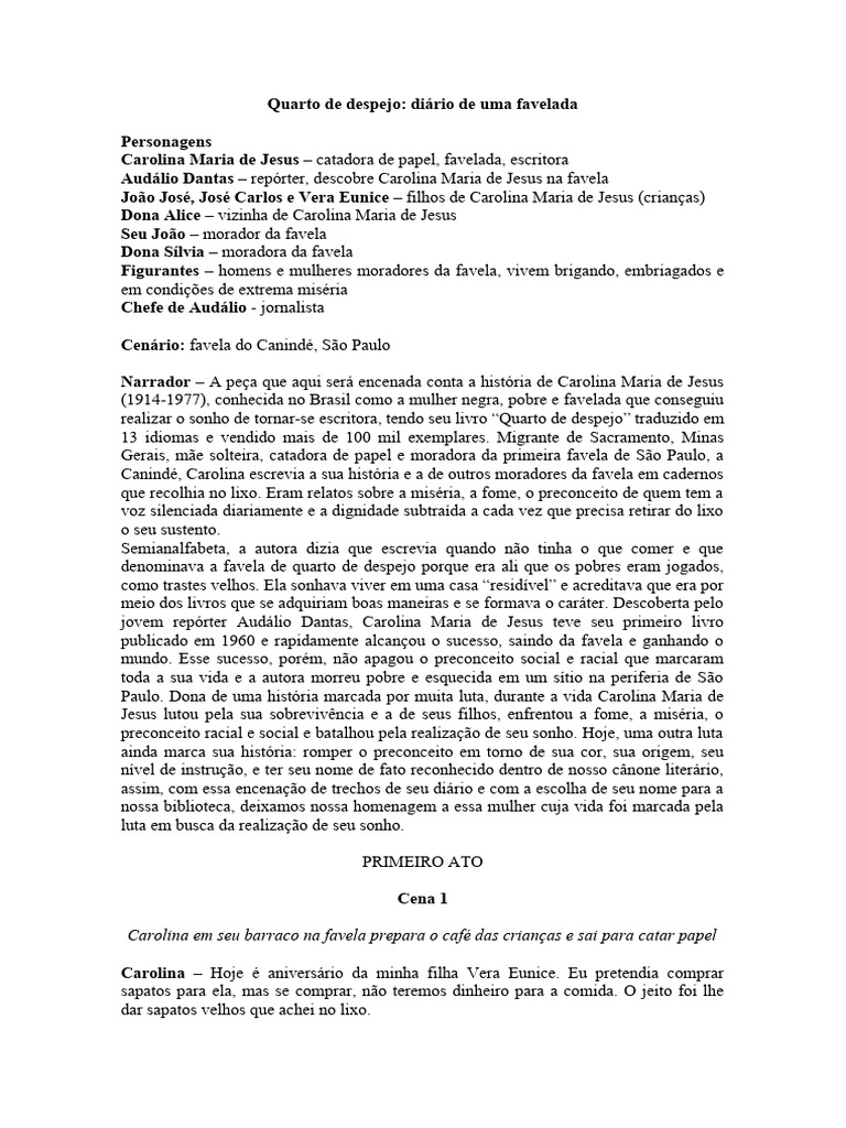 Quarto de Despejo | PDF