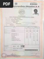 Class 12 Marks Statement Format | PDF