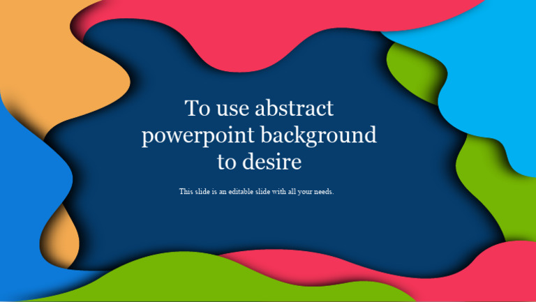 Editable Abstract PowerPoint Background | PDF