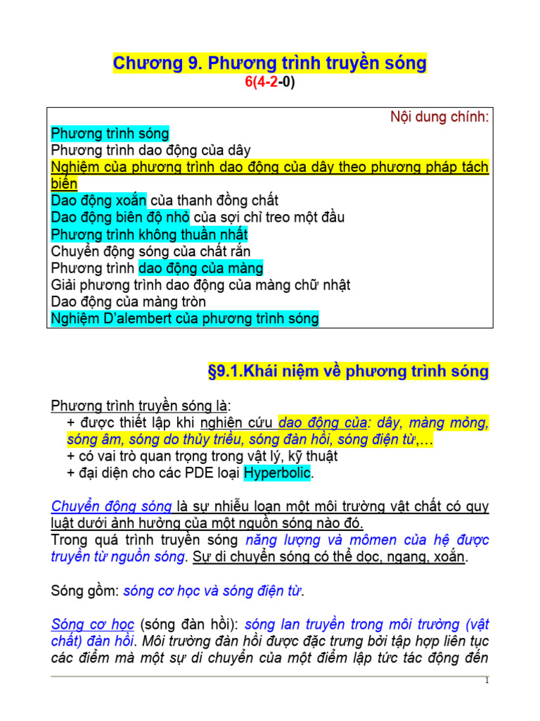 Lession ODE PDE Chapter9 Sort Credit | PDF