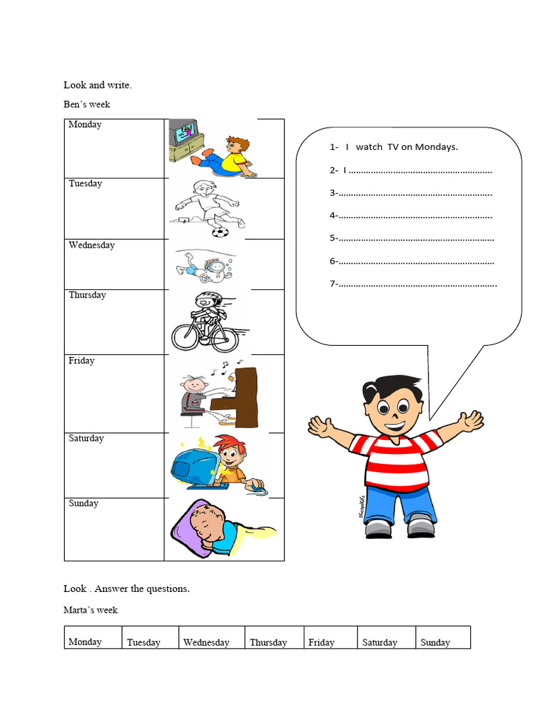 Daily Activities | PDF | Games & Activities | Cooking, Food & Wine