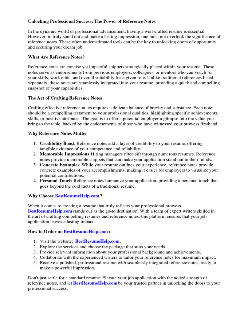 Reference Notes | PDF | Apa Style | Citation