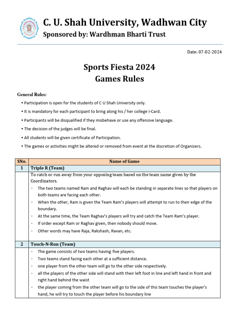 Event Rules | Download Free PDF | Cricket | Sports Rules And Regulations