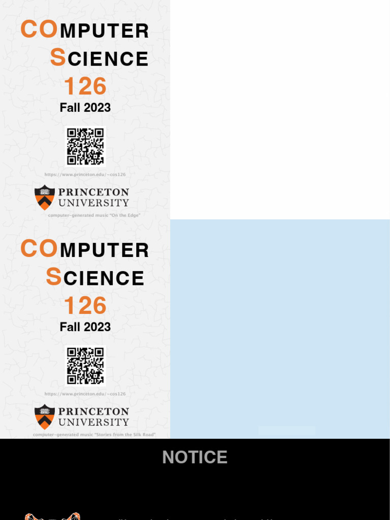 Intro Cos 126 | PDF | Computing | Computer Programming