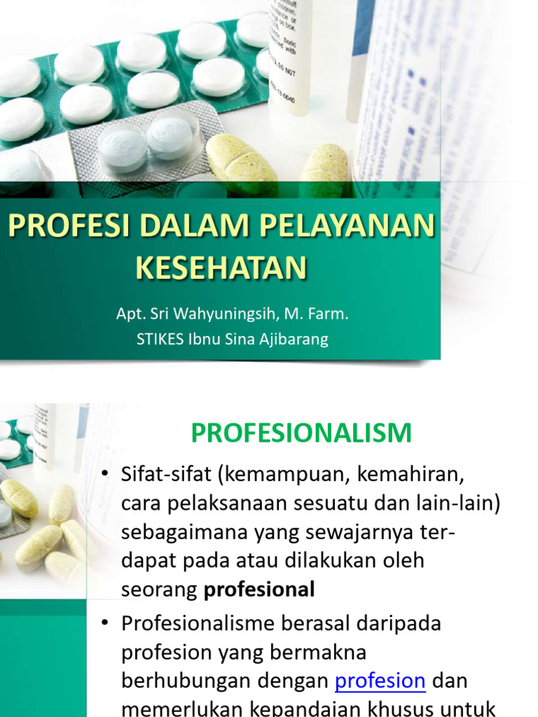 Profesi DLM Pelayanan Kesehatan | PDF