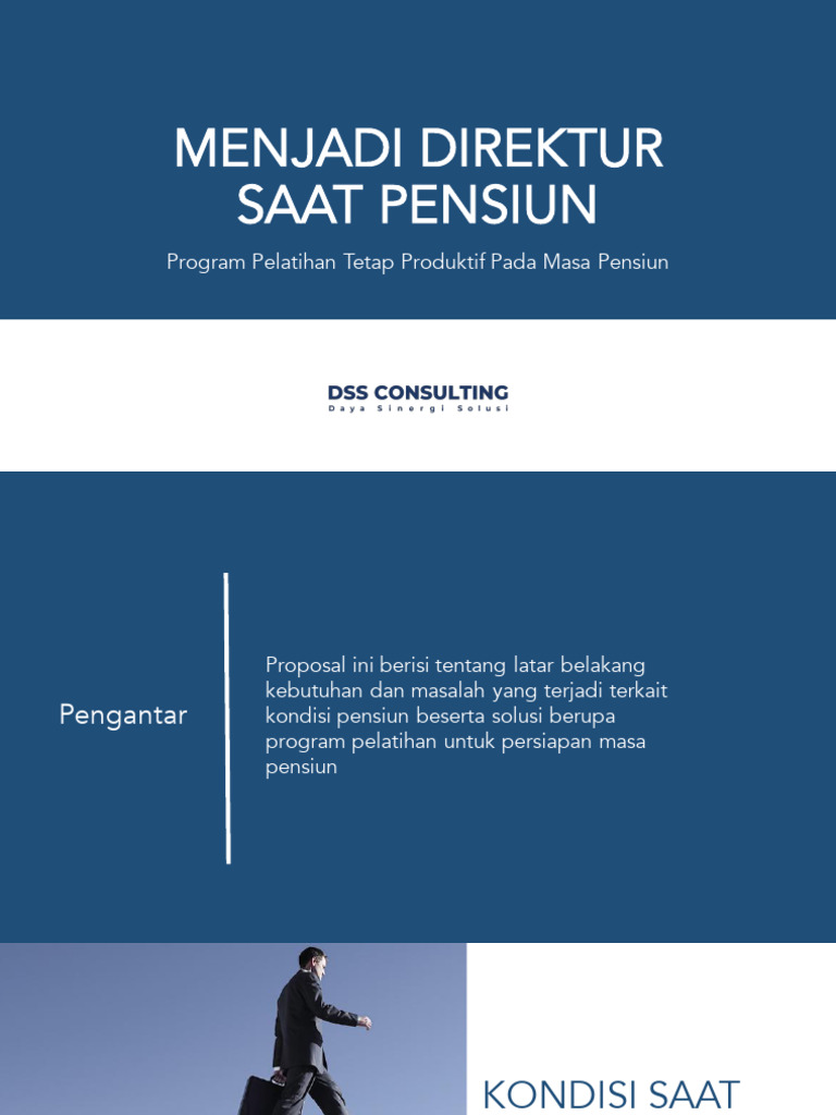 Proposal Program Pensiun DSS | PDF
