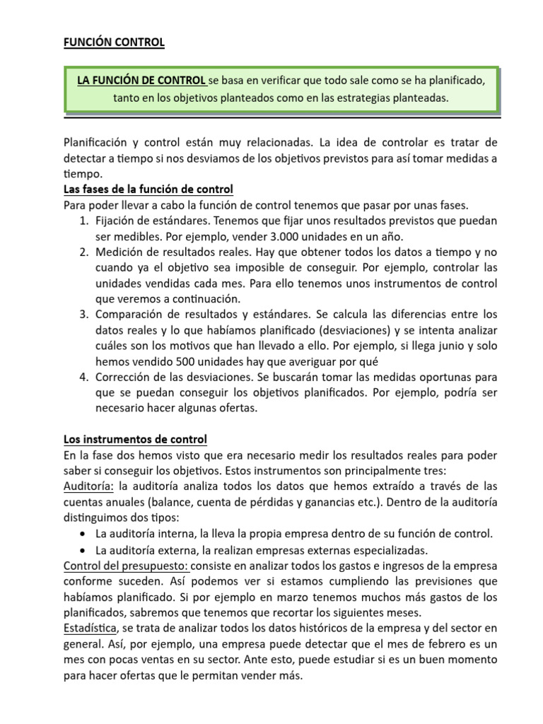 6°2° Control | PDF | Business | Presupuesto