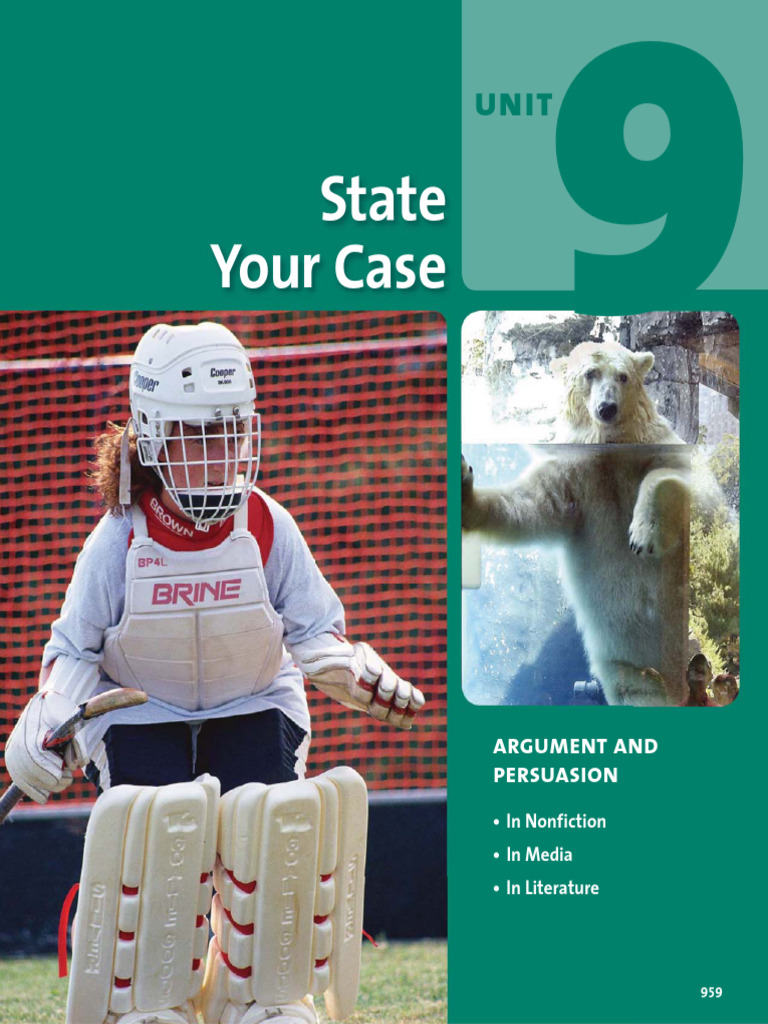Unit 9 Argument and Persuasion | PDF | Zoo | Persuasion