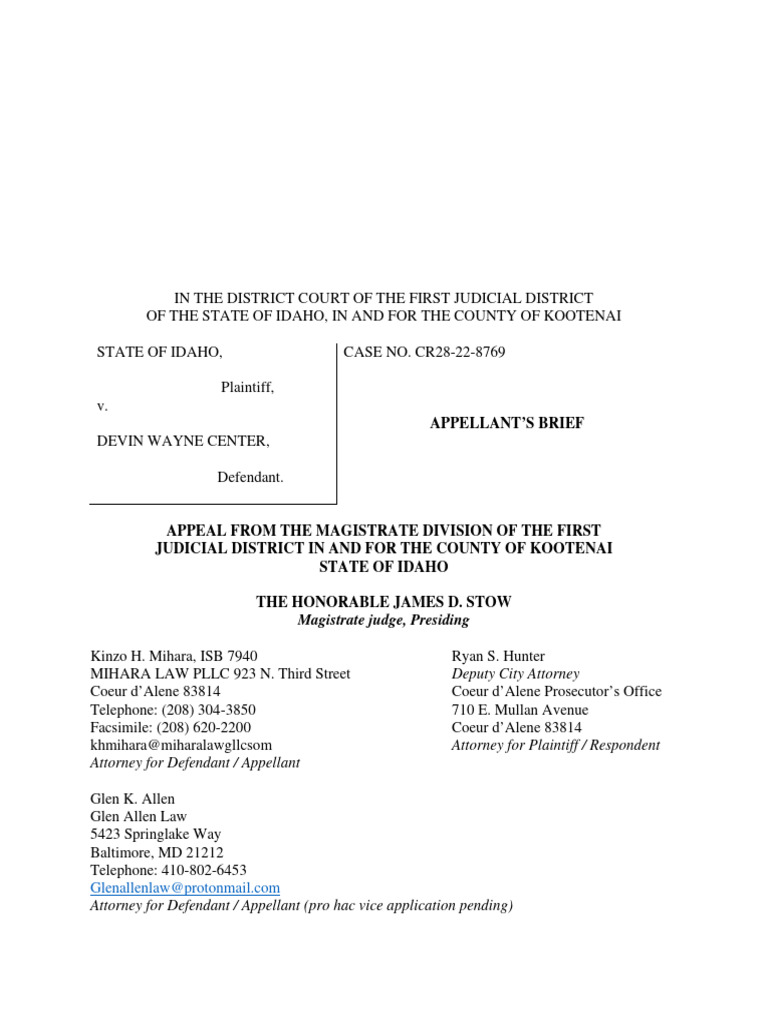 Patriot Front Appeal | Download Free PDF | First Amendment To The ...