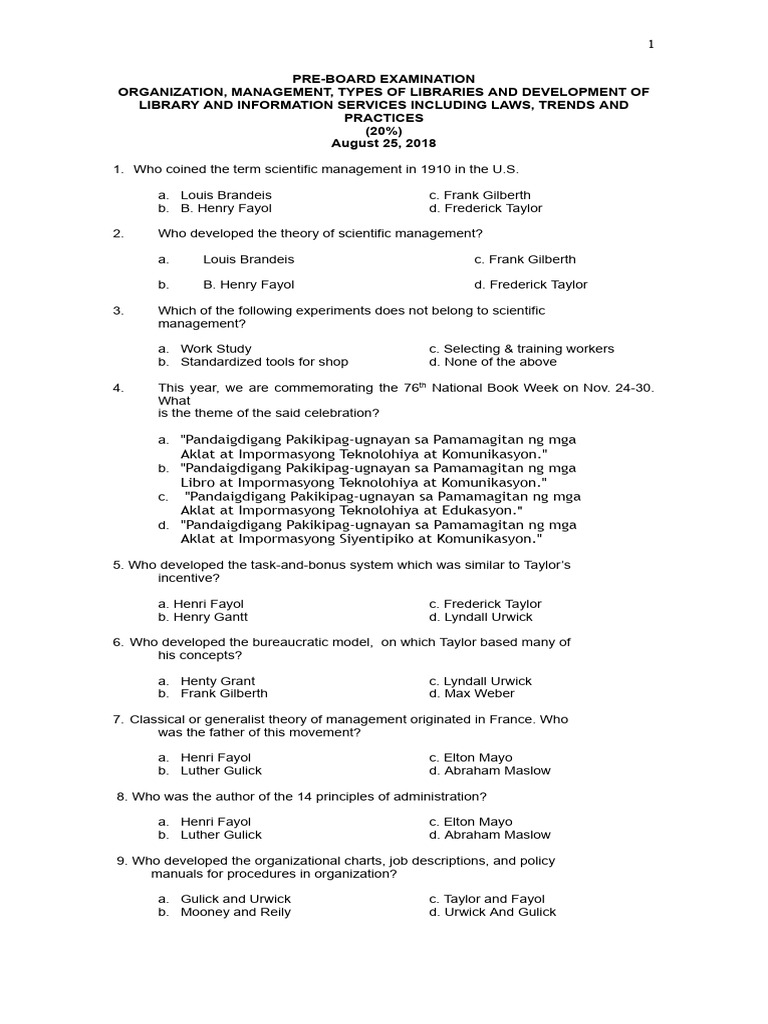 Librarian Exam Preparation Guide | PDF | Librarian | Copyright Infringement