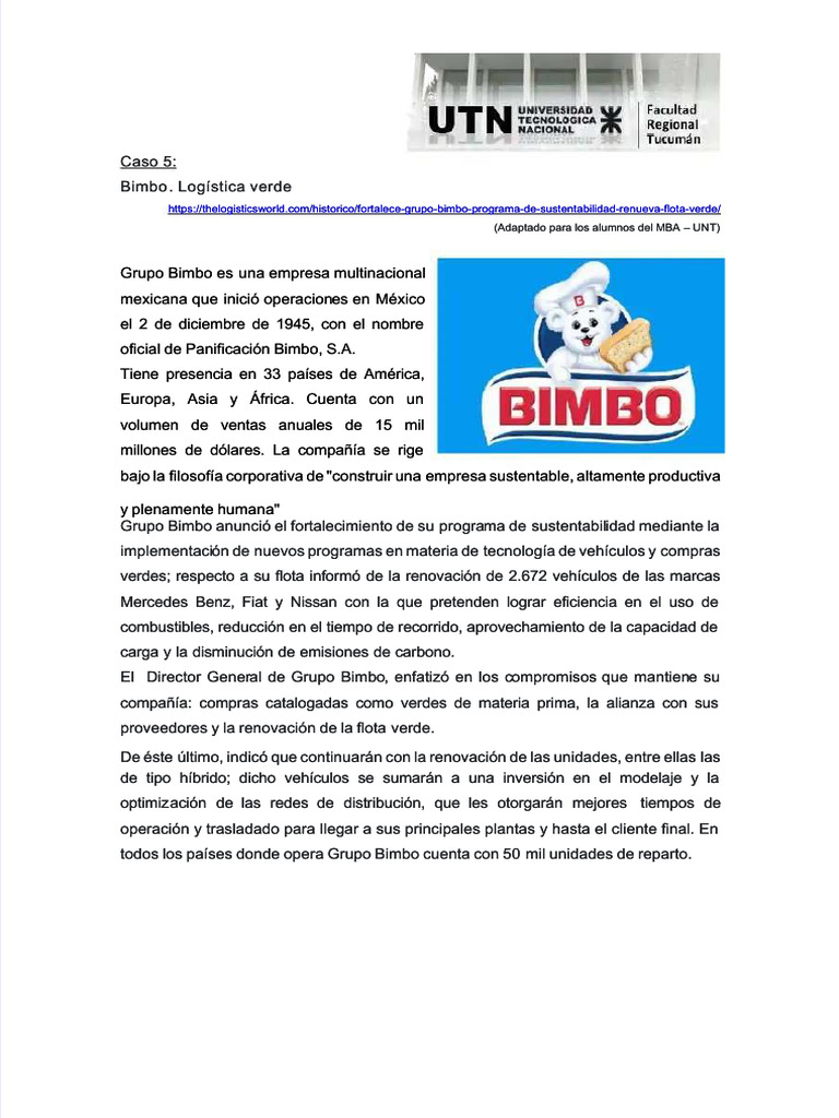 Caso Bimbo | PDF