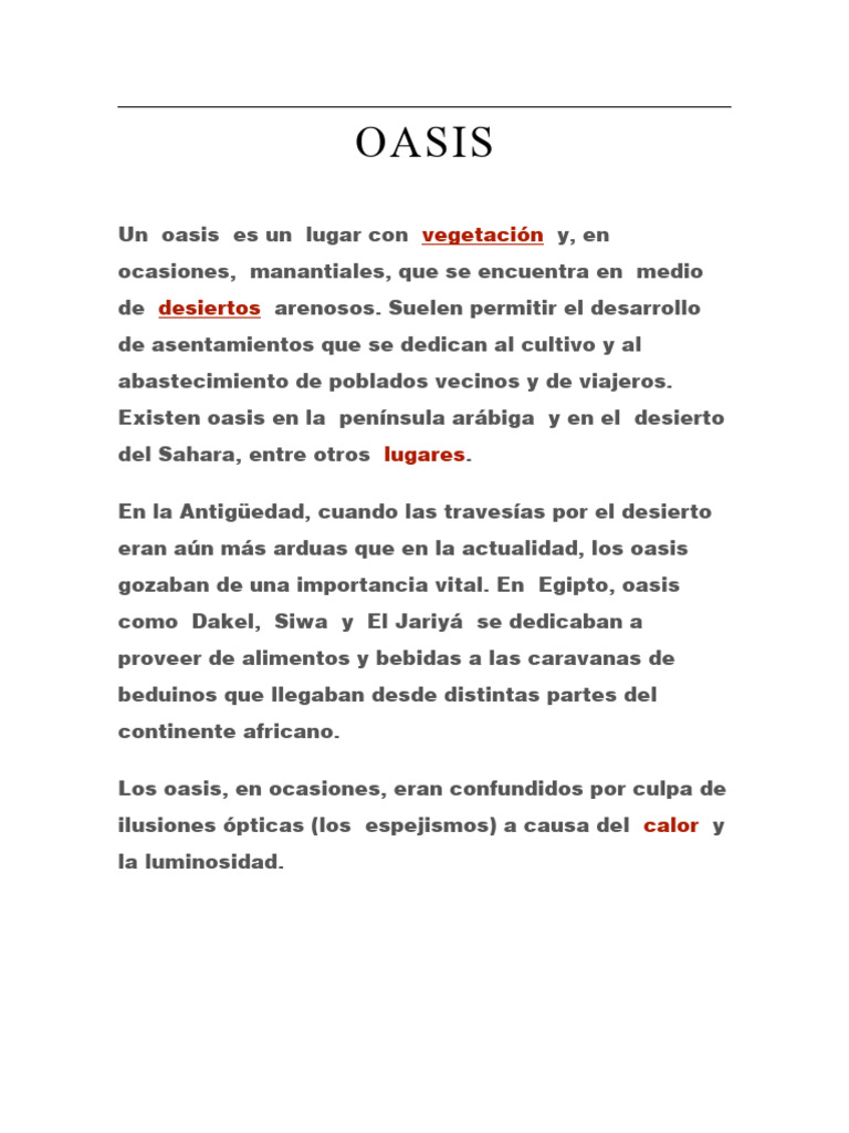 OASIS | PDF | Agua | Hidrología