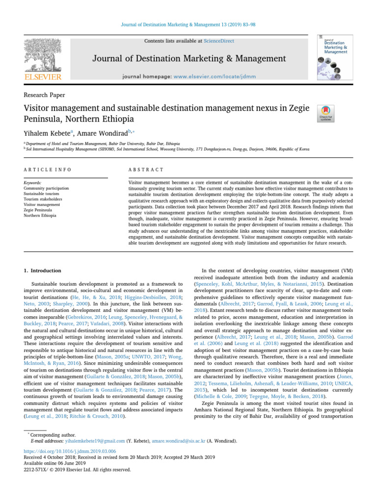 Yabancı Makale | PDF | Tourism | Sustainability