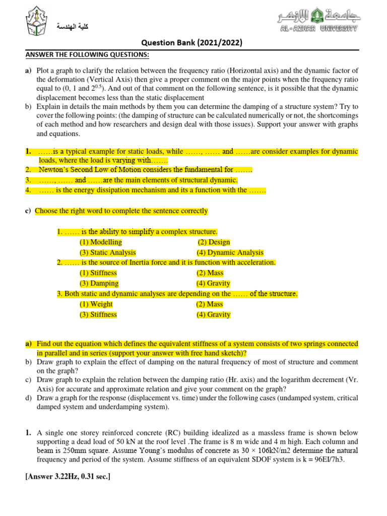 Question Sheets | PDF | Mechanics | Classical Mechanics