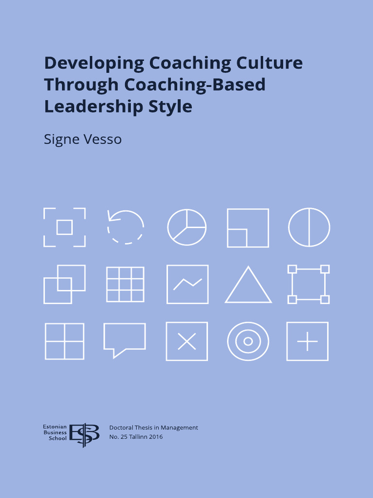 Signe Vesso - Doktoritoo - Coachingu - Kultuur | PDF | Leadership ...