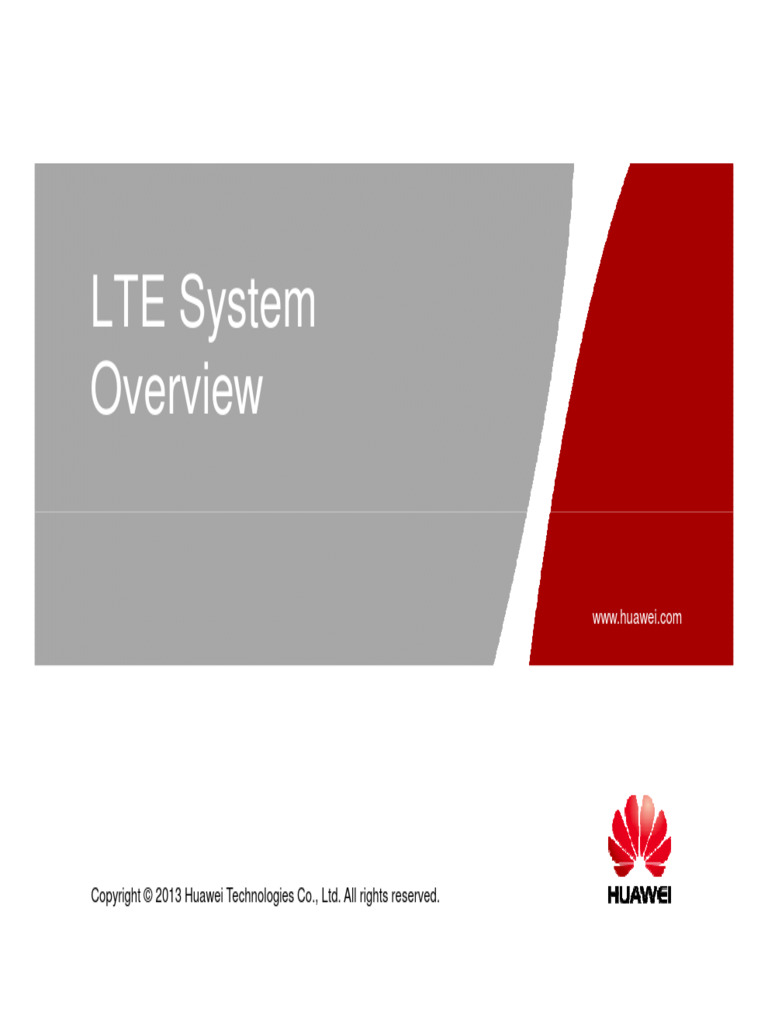 001 LTE System Overview (Compatibility Mode) | PDF | Orthogonal ...