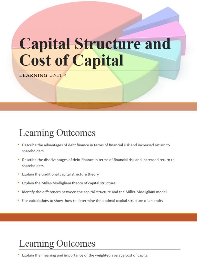 Traditional Capital Structure Theory Explained | PDF | Capital ...