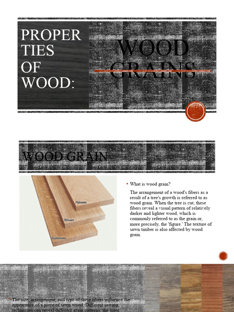 BLDG TECH 1st Year Architecture - PROPERTIES OF WOOD - WOOD GRAINS ...