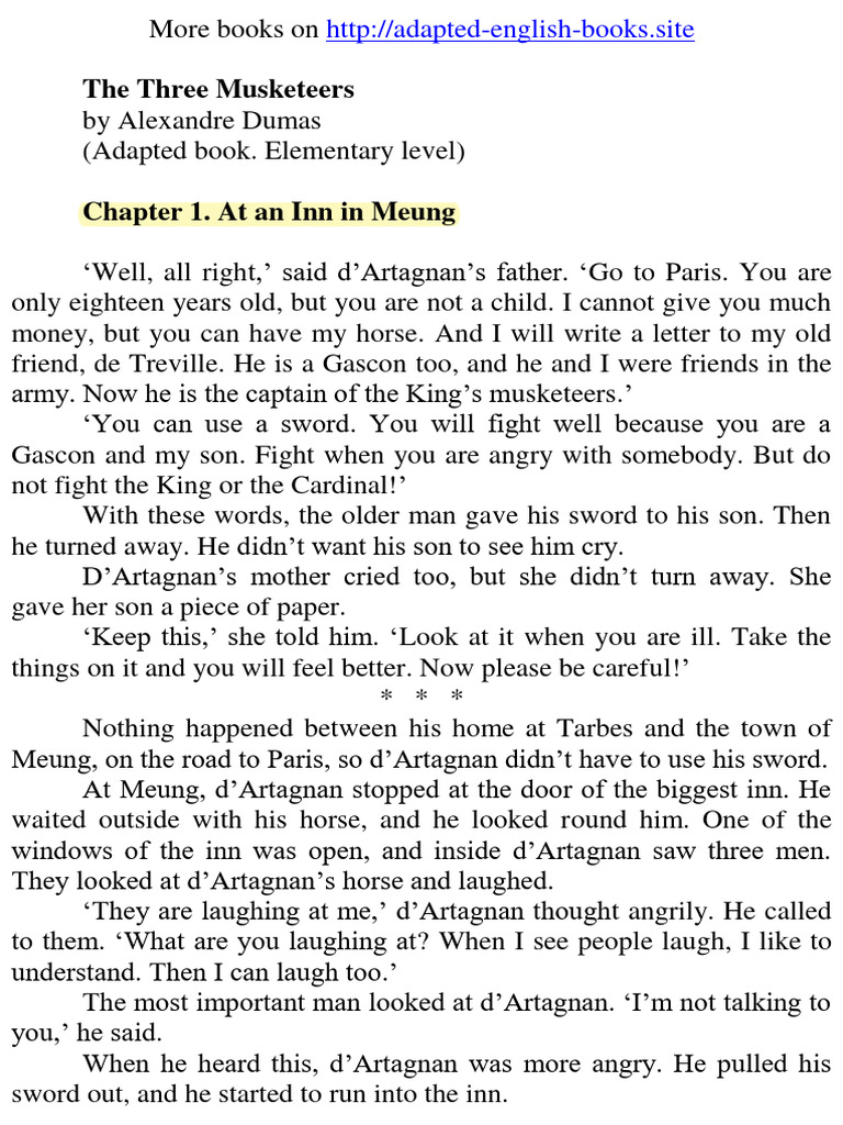Alexandre_Dumas-The_Three_Musketeers | PDF