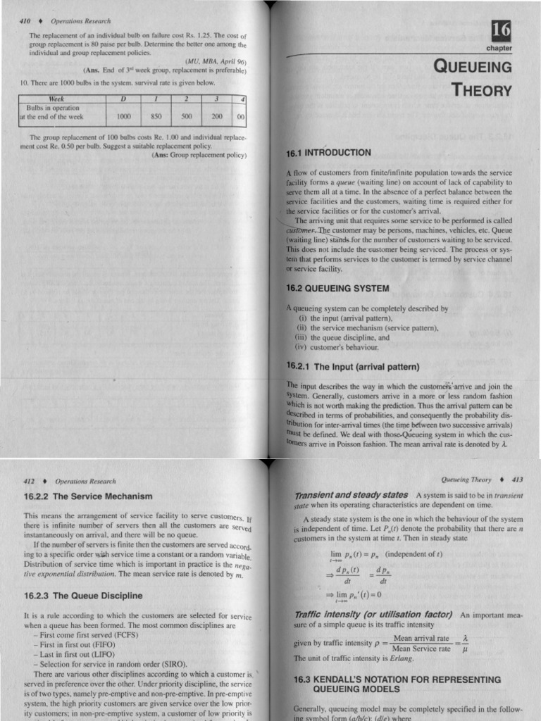 Queueing Theory | PDF | Systems Science | Probability Theory