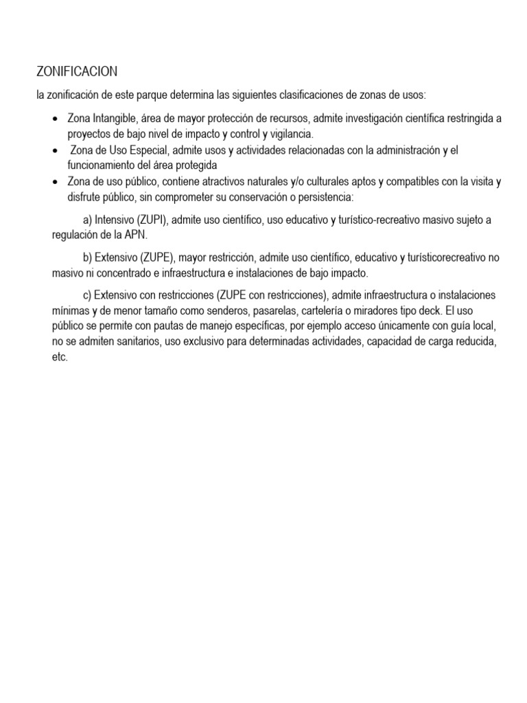 ZONIFICACION | PDF | Zonificación | Ecosistema