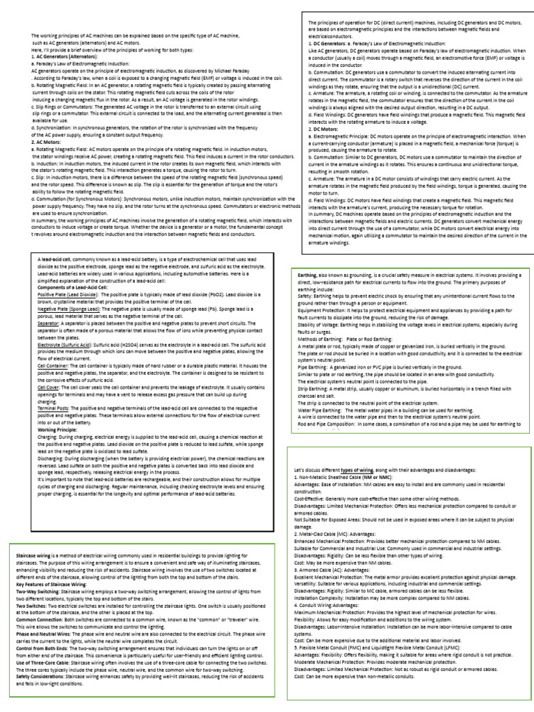 The Working Principles of AC Machines Can Be Explained Based On The ...