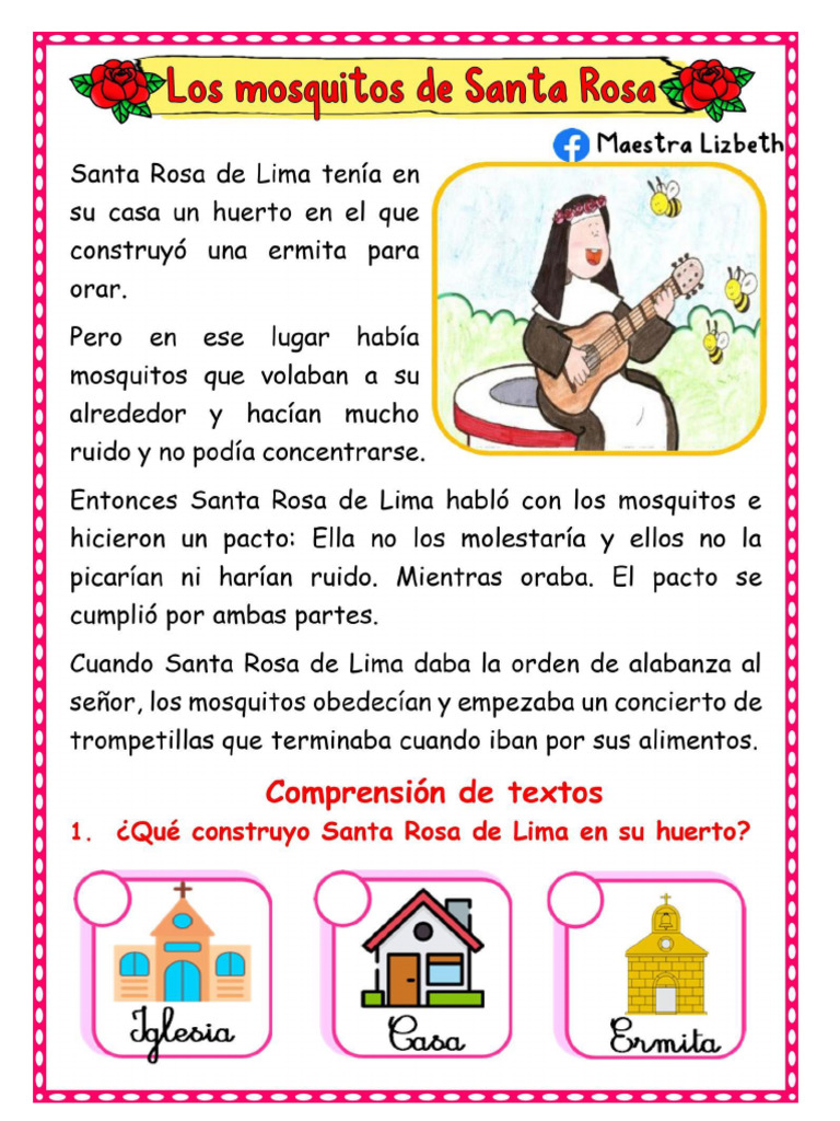 Los Mosquito de Santa Rosa de Lima | PDF