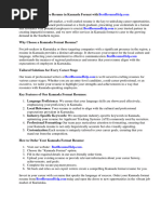Resume in Kannada | PDF | Résumé