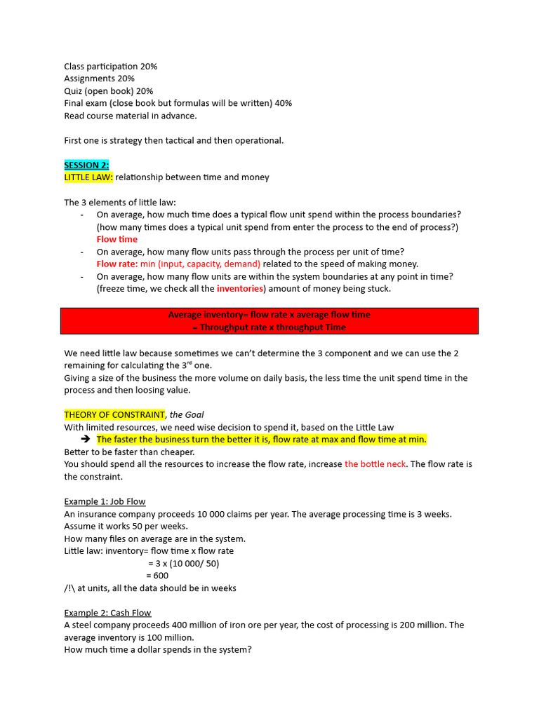 Operation Management | PDF | Inventory | Economies