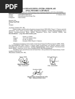 CONTOH FORMAT Surat Pemberitahuan Kegiatan Sekolah & Izin Orangtua | PDF