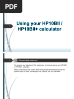 HP 10BII Financial Calculator Guide | PDF | Time Value Of Money ...