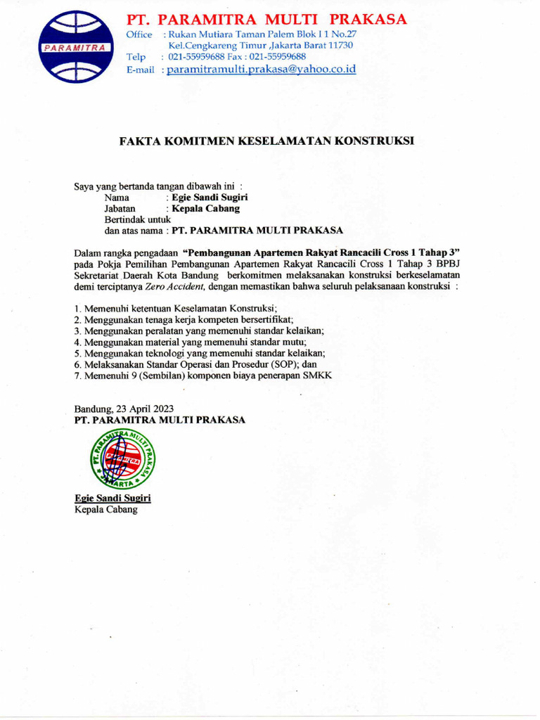 Fakta Komitmen | PDF