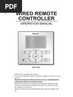 BRC1E63 Wired Remote Controller Manual | PDF | Air Conditioning ...
