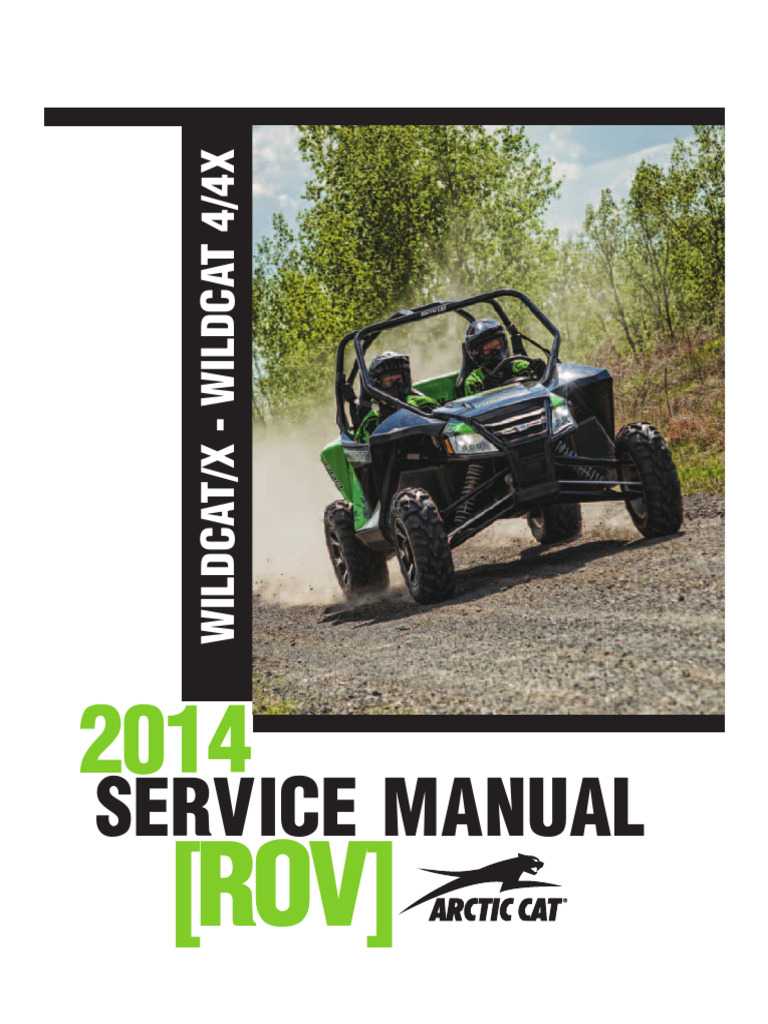 2014 Wildcat Service | PDF | Axle | Steering