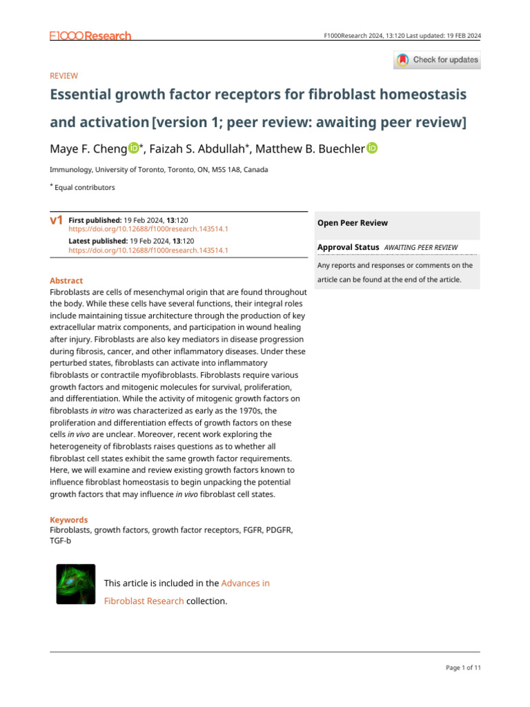 Maye Cheng | PDF | Transforming Growth Factor Beta | Signal Transduction