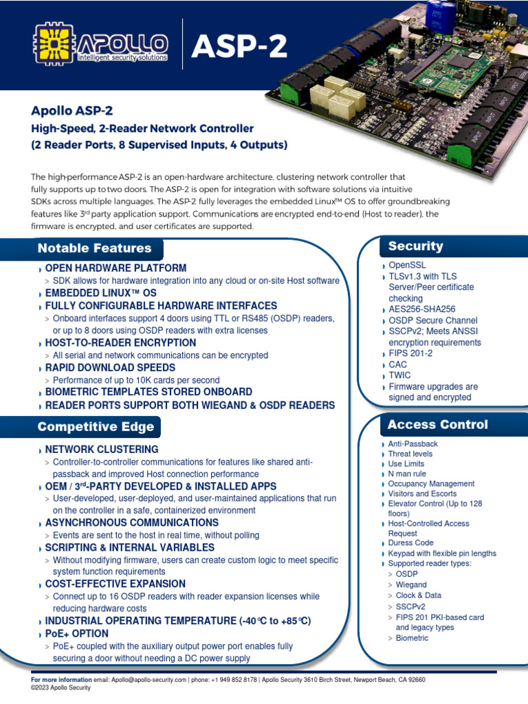 Apollo-Ds Asp-2 Ver A15 | PDF | Transport Layer Security | Information And Communications Technology