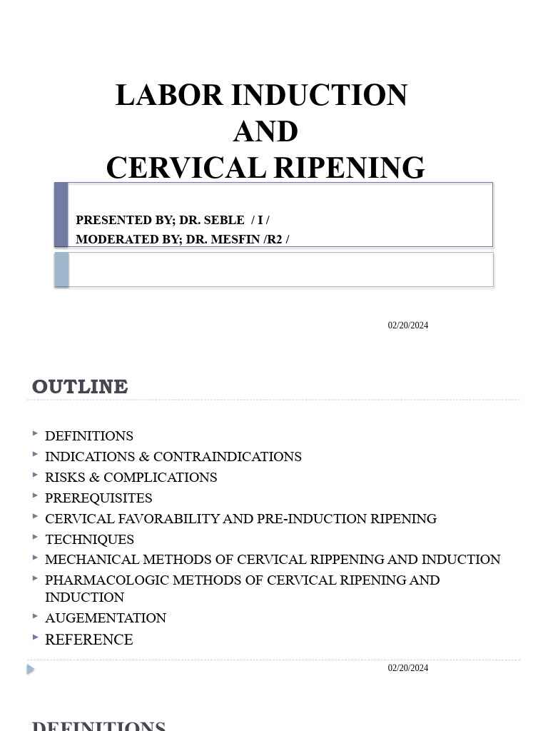 Induction New | PDF | Childbirth | Human Pregnancy