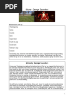 Sticks by George Saunders | PDF