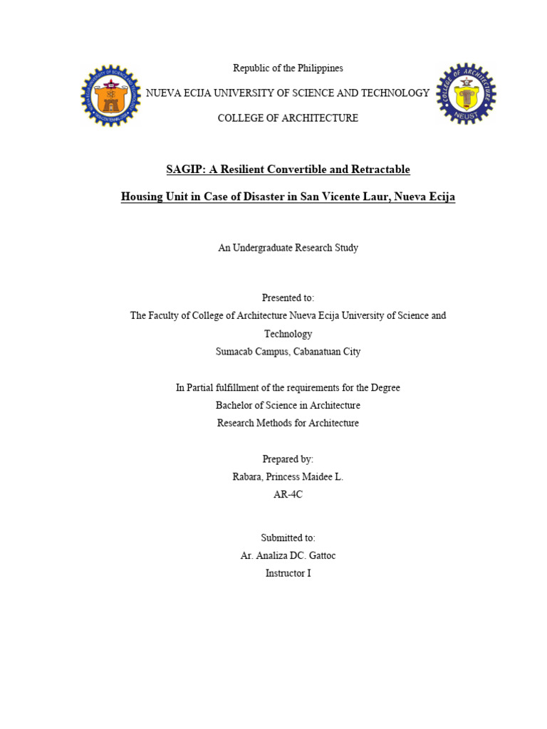 Rabara Princess Maidee 4C Research Sagip | PDF | Survey Methodology ...