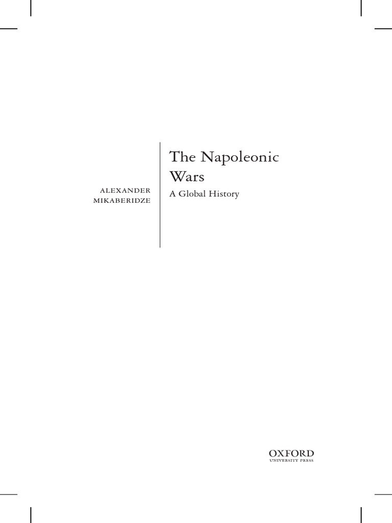 The Napoleonic Wars A Global History | PDF | Napoleon | British Empire